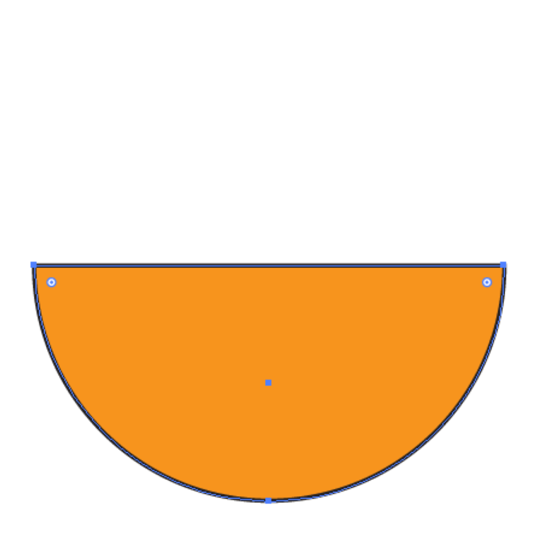 How to Make a Semicircle in Adobe Illustrator - Bittbox
