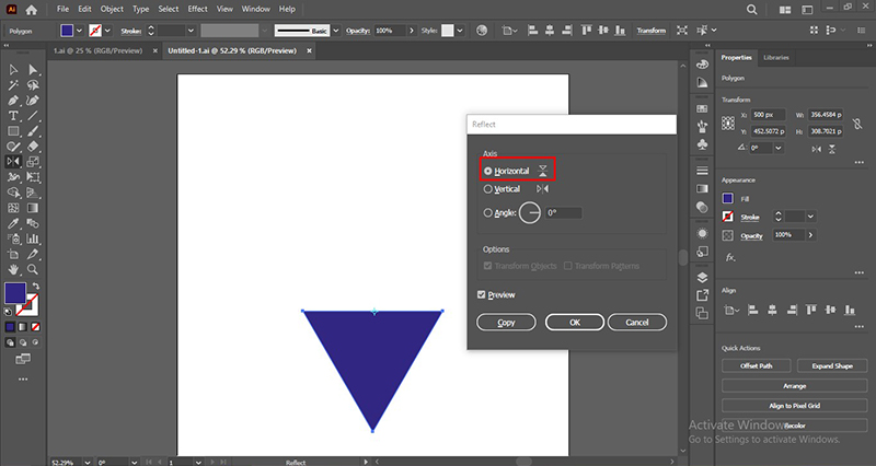 How To Flip An Object In Adobe Illustrator Bittbox