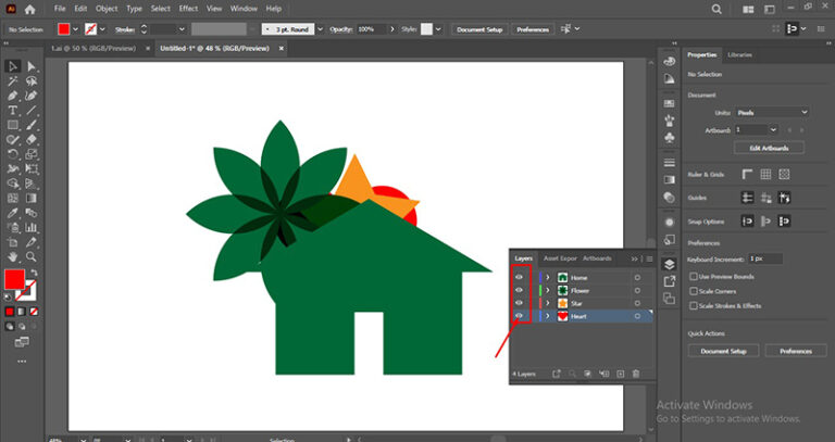 How to Lock Layers in Adobe Illustrator - Bittbox