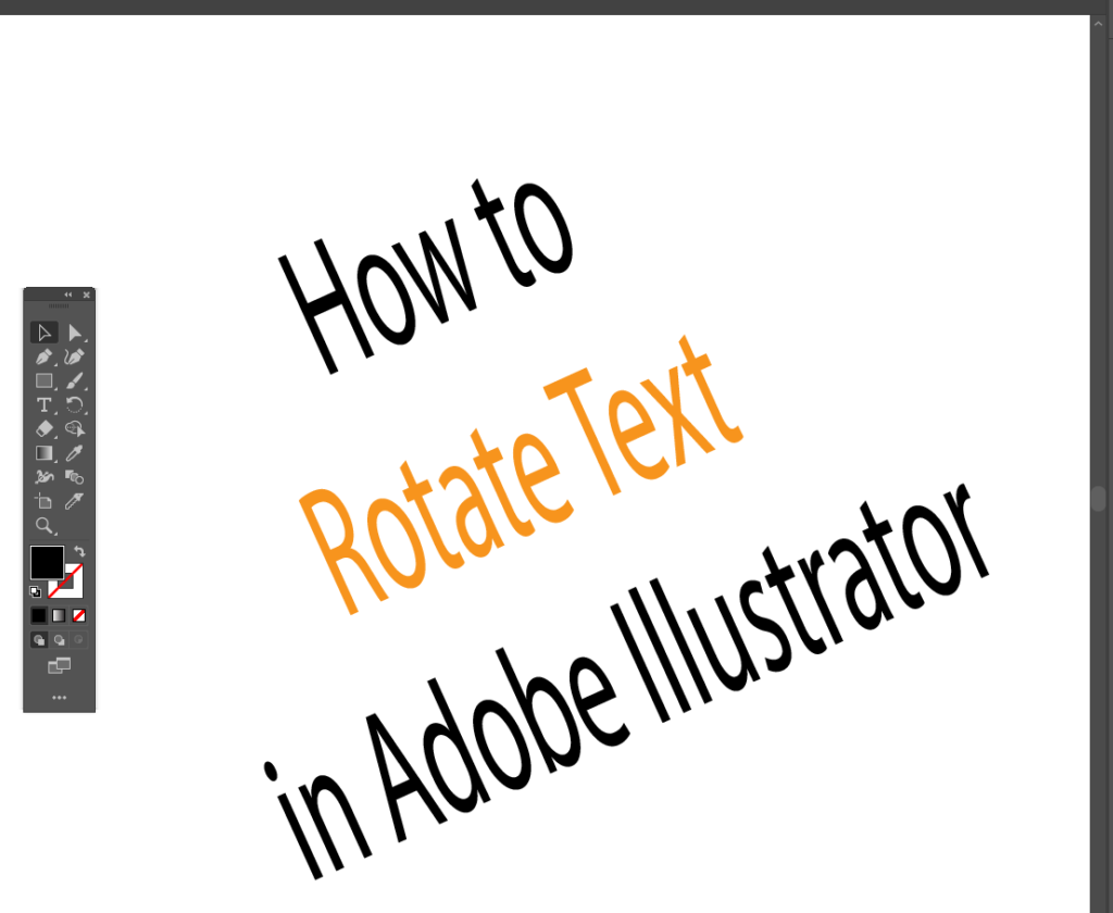 How To Rotate Text In Adobe Illustrator LaptrinhX