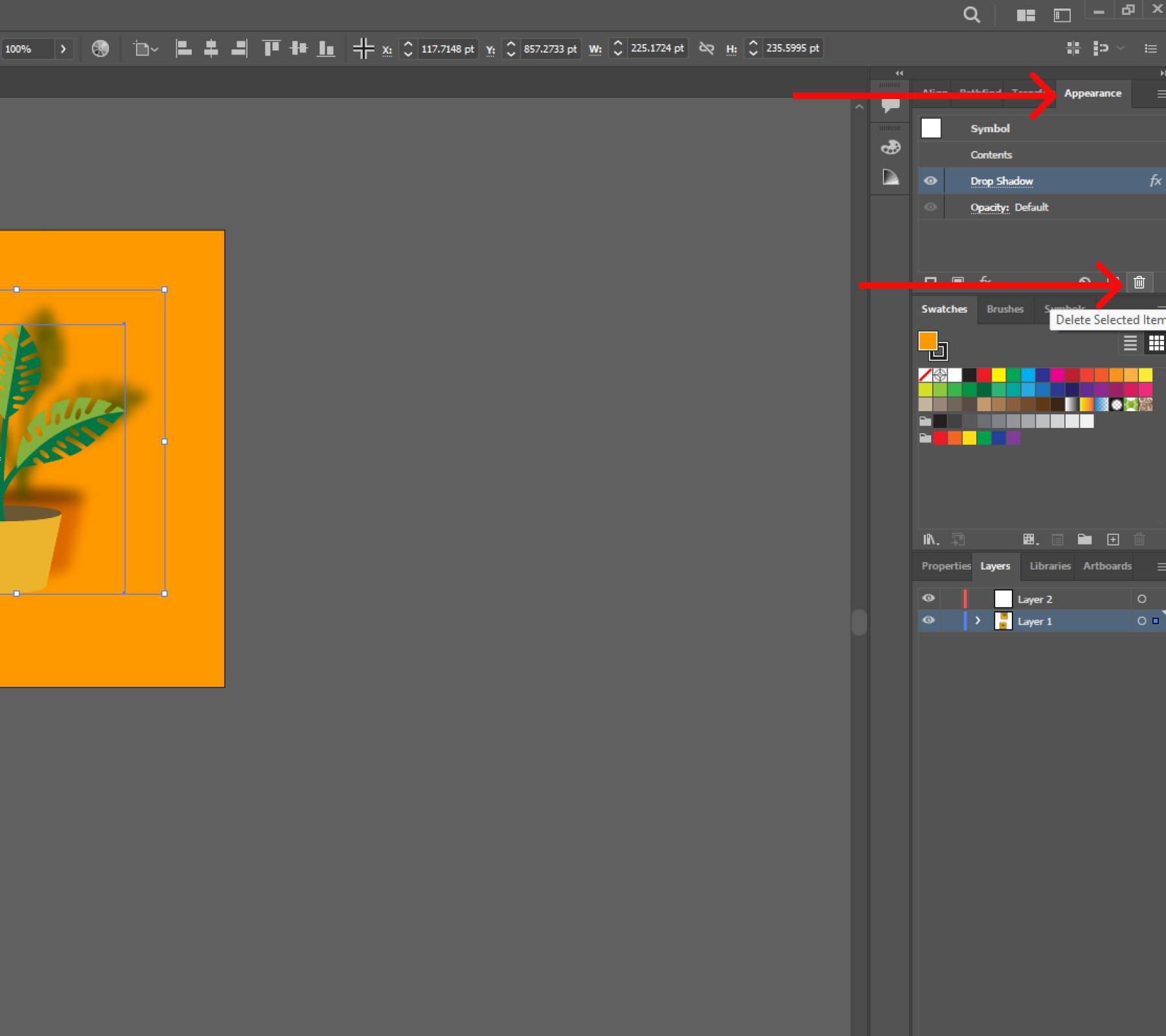 How to add a Drop Shadow in Adobe Illustrator - Bittbox