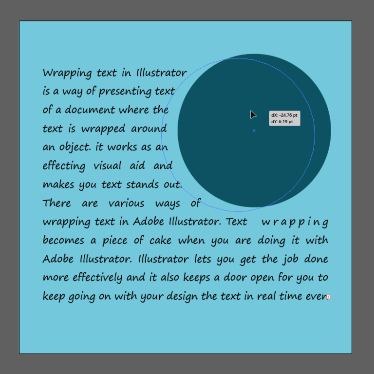 How to Wrap Text in Adobe Illustrator - Bittbox