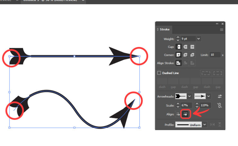 How to Make an Arrow in Adobe Illustrator - Bittbox