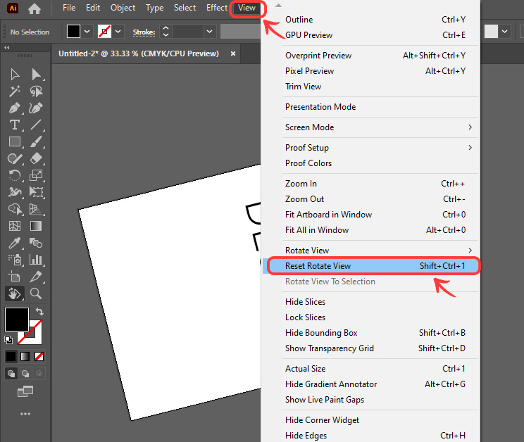 How To Rotate The Artboard In Adobe Illustrator Bittbox